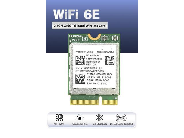 Qualcomm Chip NFA765/NFA765A WiFi 6E 5G Dual-band Built-in Wireless Network Card Bluetooth 5.3 ...