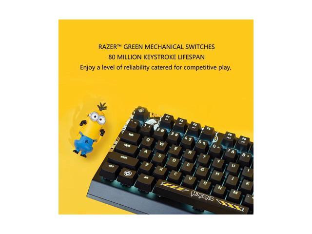 Minions Limited Edition BlackWidow X Tenkeyless (Green Switch) 87 Keys ...