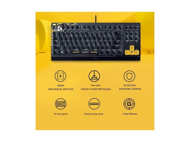 Minions Limited Edition BlackWidow X Tenkeyless (Green Switch) 87 Keys ...