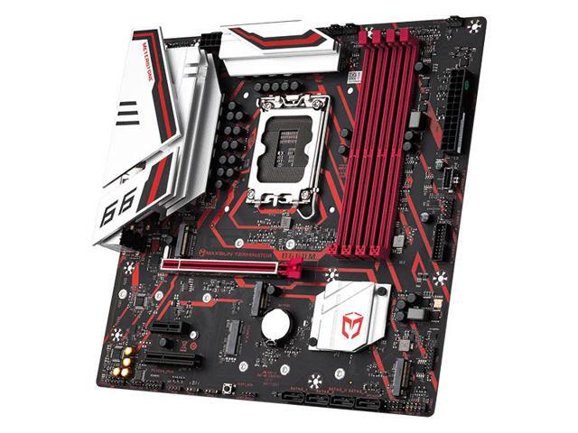 MAXSUN B660M RED Micro ATX Motherboard , Intel LGA 1700/ M-ATX/ DDR4/ M ...