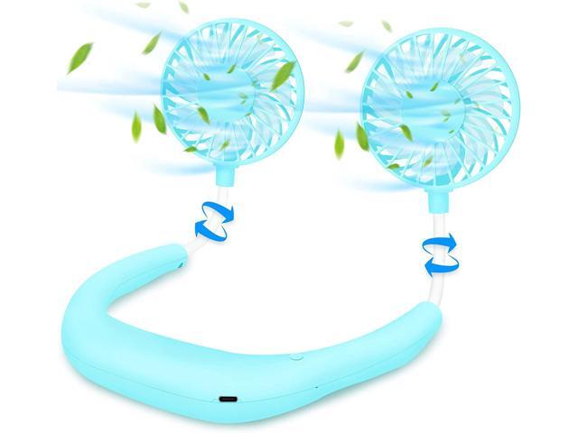 CORN Neck Fan, Portable USB Personal Hand Free Mini Lazy person Neck ...