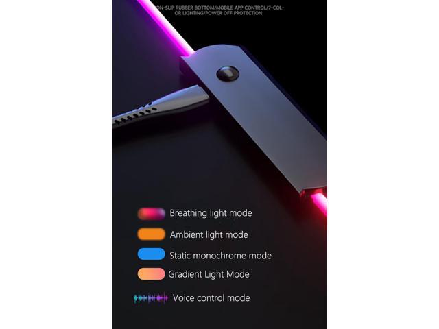 Alienware Gaming Mouse Pad,RGB LED Lighting 7 Colorful Mousepad, 4 ...