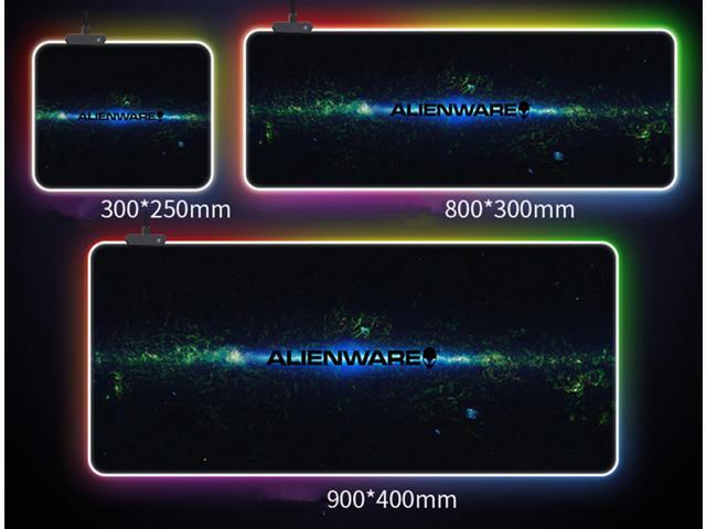 Alienware Gaming Mouse Pad,RGB LED Lighting 7 Colorful Mousepad, 4 ...