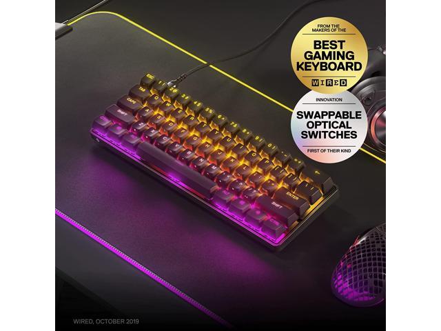 SteelSeries New Apex 9 Mini HotSwap Optical Mini Keyboard 60% Compact ...