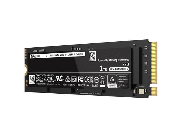 CORN TiPro 7000 M.2 2280 1TB PCIe 4.0 x4 NVMe 1.4 128-layer TLC NAND flash Internal Solid State ...