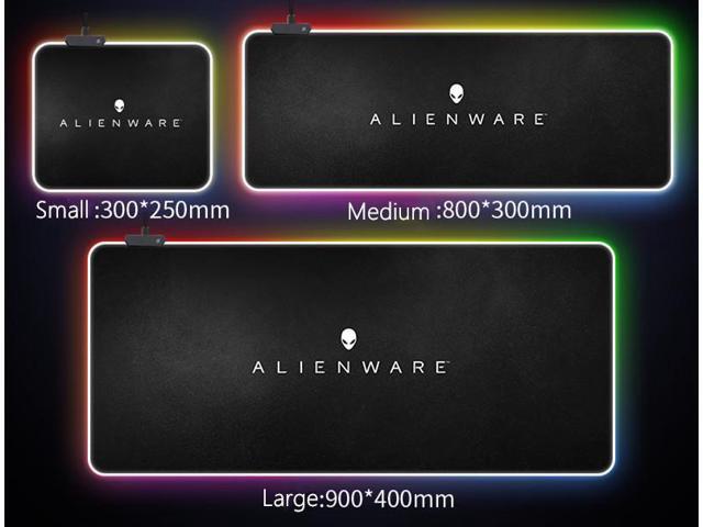 Alienware Gaming Mouse Pad,RGB LED Lighting 7 Colorful Mousepad, 4 ...
