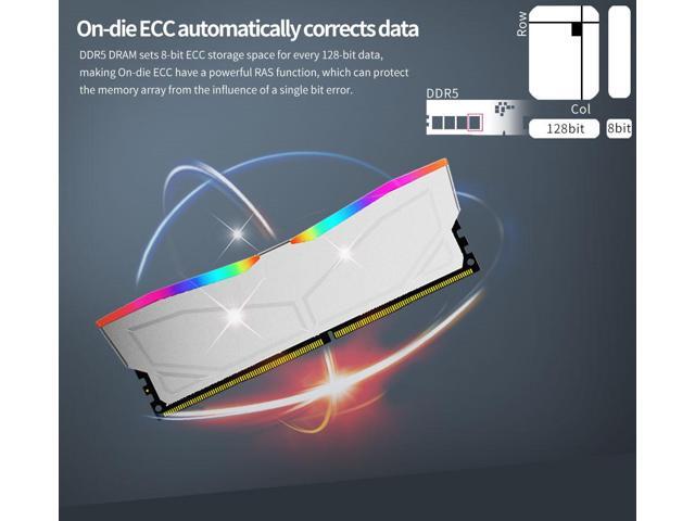 CORN DDR5 RGB RAM 6800MHz 32GB CL38 Hynix A-Die support AMD EXPO and ...