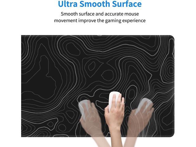 Topographic Contour Extended Big Mouse Pad Large,XL Gaming Mouse Pad ...