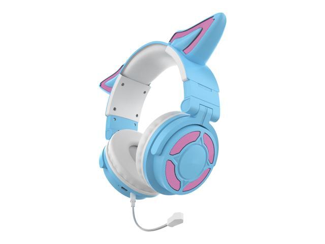 CORN Wireless Bluetooth 5.3 Headset Fox Cat Ear Headphones Luminescence ...