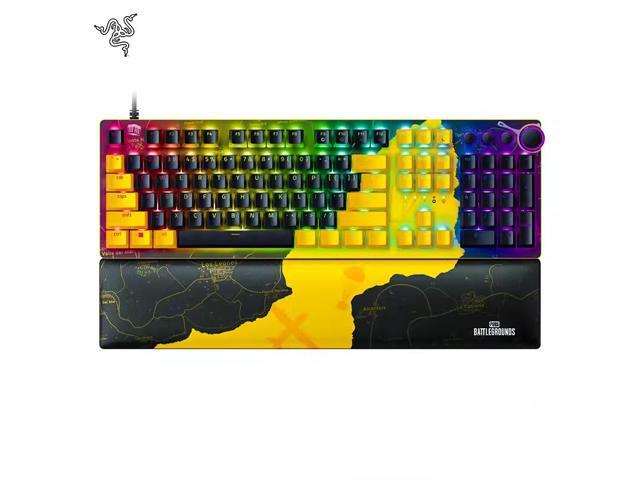 Razer Huntsman V2 Gaming Keyboard - PUBG: BATTLEGROUNDS Edition, Linear ...
