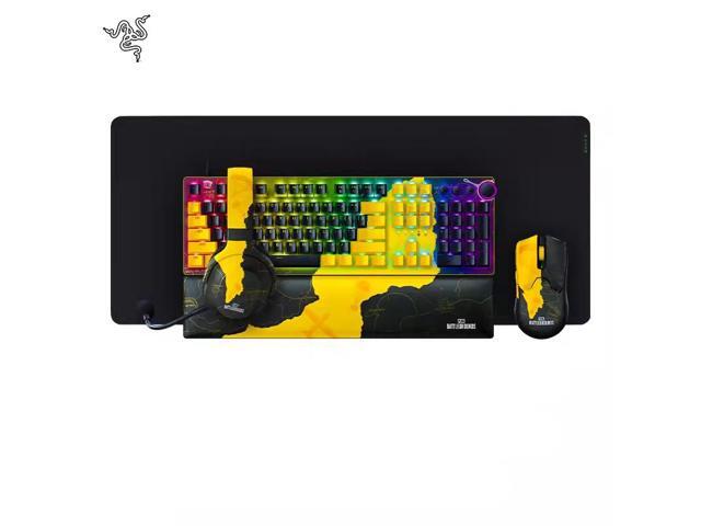 Razer Huntsman V2 Gaming Keyboard - PUBG: BATTLEGROUNDS Edition, Linear ...