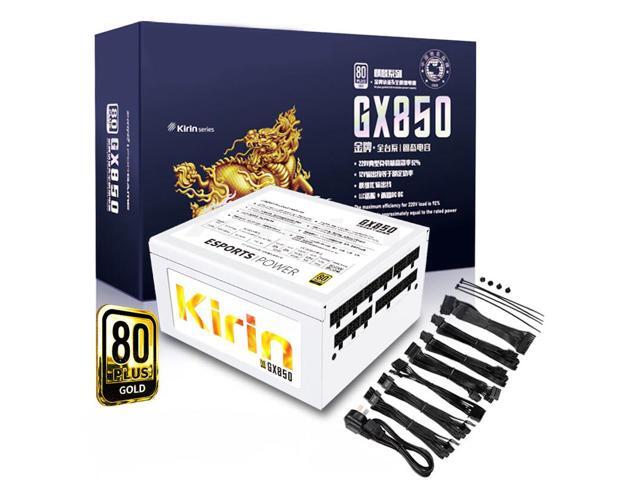 Kirin Gold GX850 Full-module Power Supply,850W 80Plus Gold Medal ...
