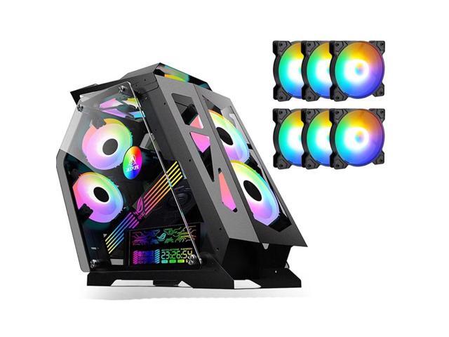CORN Alien Irregular Opened(Not Dustproof) PC Case with120mm Fan*6 ...