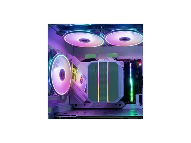 ALSEYE M90 CPU Cooler, Hidden Fan Designed Dual Tower Air-Cooled CPU ...