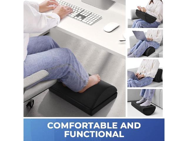 Foot Rest for Under Desk at Work-Versatile Foot Stool with Washable ...