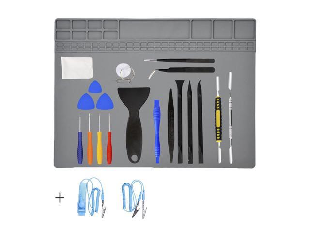 23 in 1 Anti-Static Mat ESD Safe for Electronic Includes ESD Wristband ...