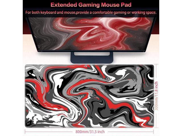 Gaming Mouse Pad, Canjoy Fluid Pattern Mouse Pad 31.5x11.8inch Large ...