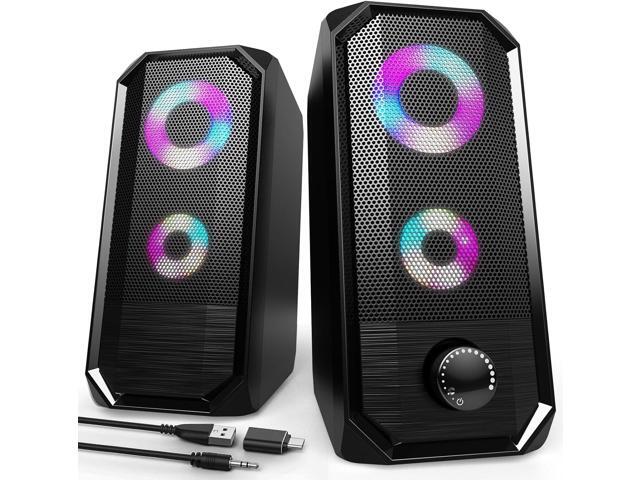 Corn Electronics Computer Speakers for Desktop PC and Laptop, Monitor ...