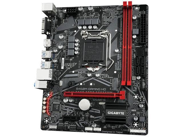 Refurbished: GIGABYTE B460M Gaming HD Motherboard with GIGABYTE 8118 ...