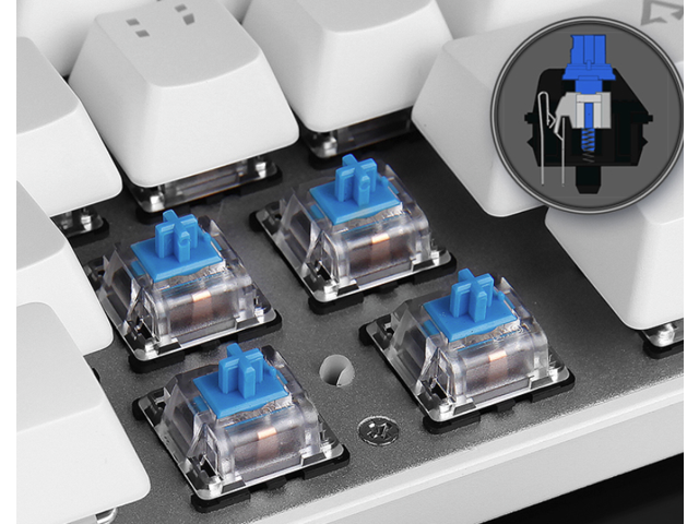 CORN Ergonomic Design, All 104 Non-conflicting keys Cool Exterior With ...