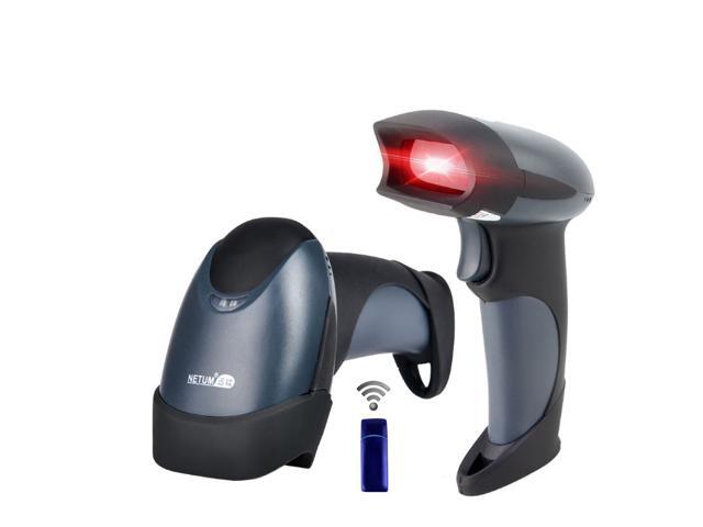NETUM NT-M2 1D Cordless Handheld Wireless Laser Barcode Scanner & USB ...