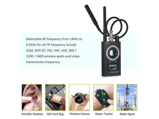 CORN K18 Anti Spy Detector, RF Detector & Camera Finder, Bug Detector ...