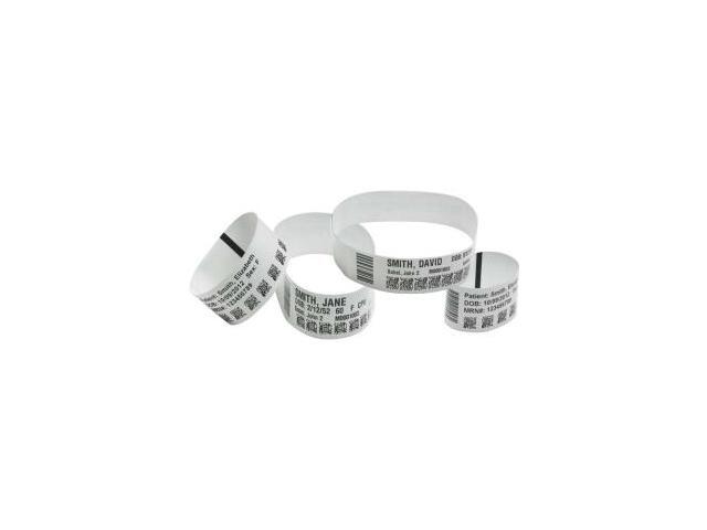 Zebra 10015355K 1" x 11" Z-Band Ultra Soft Kit Wristbands (White ...
