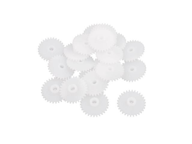 20PCS 30 Teeth 2.5mm Hole Diameter Plastic Gear Wheel for RC Toy Car ...