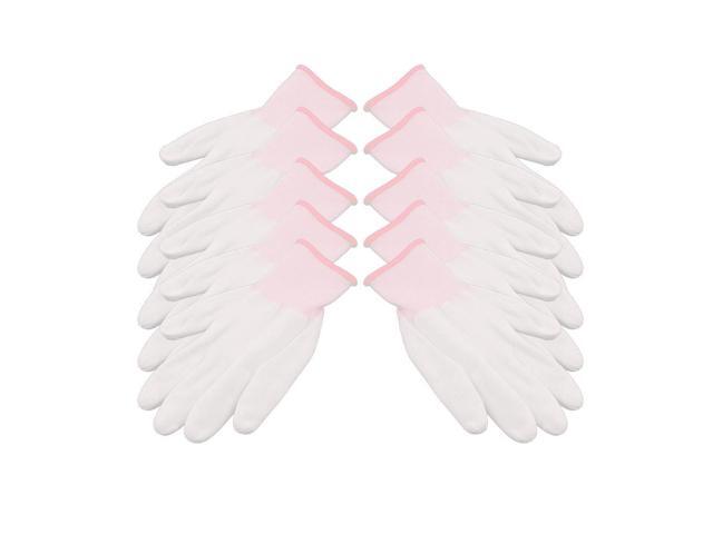 5 Pairs 13 Needles Nylon Labor Protection Anti-static Non-slip Gloves ...