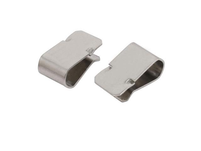 25pcs Stainless Steel Spring U Clip Silver Tone 21.4mm x 12mm - Newegg.com