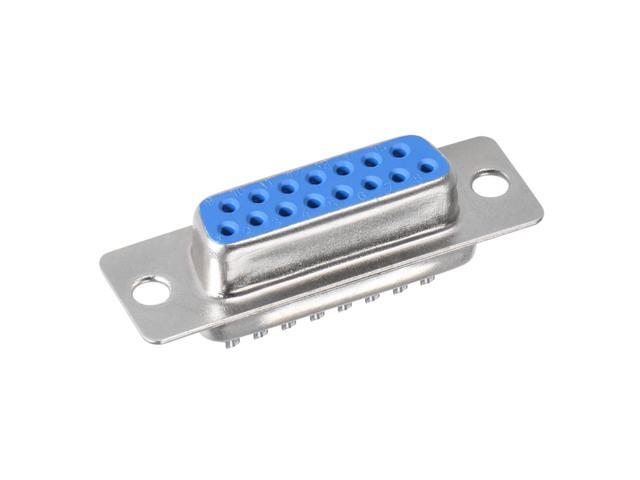 D-sub Connector DB15 Female Socket 15-pin 2-row Port Terminal Breakout ...