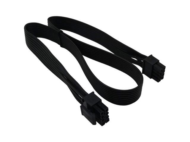 CPU 8 Pin Male to CPU 8 Pin (4+4 Detachable) Male EPS-12V Motherboard ...