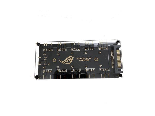 10 Way 5V RGB LED Splitter Hub with PMMA Case and Magnetic Standoff for ...