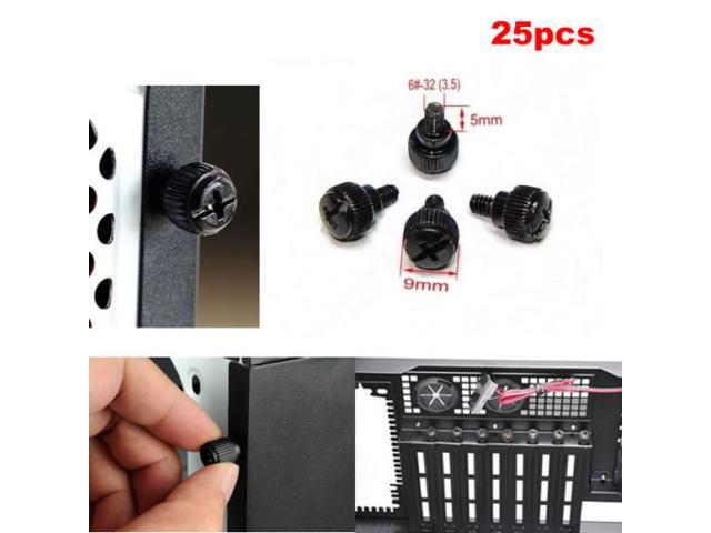 25pcs Computer Case Thumb Screws Thumbscrews for Cover/Power Supply/PCI ...