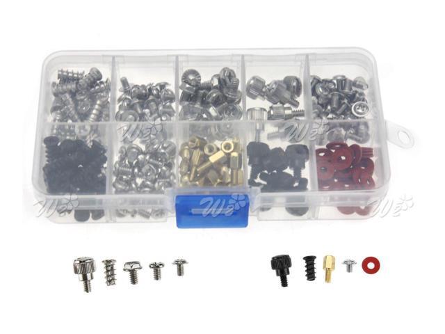 228pcs Computer Pc Screws Kit W Case For Motherboard Case Fan Hard Disk