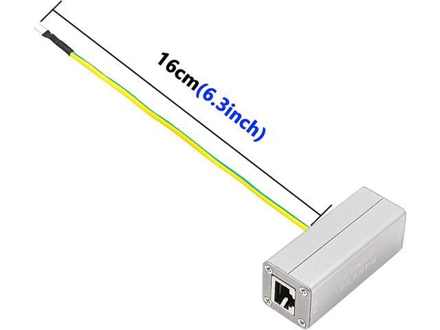 Ethernet Network Card RJ45 Surge Protector Thunder Lightning Arrester ...
