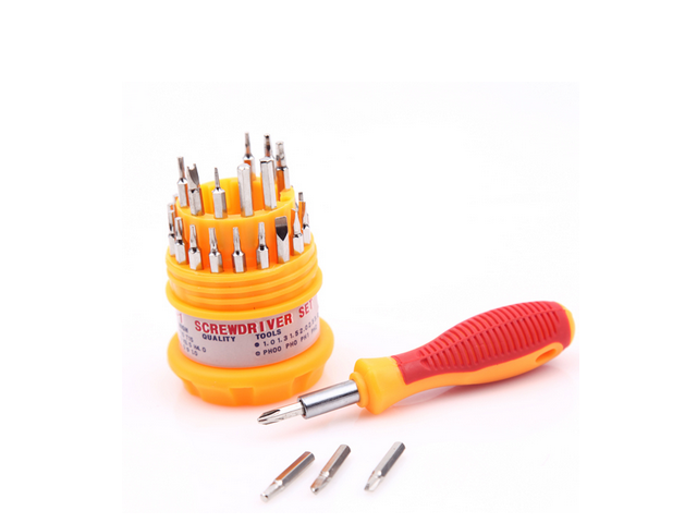 31-in-1 Pocket Precision Screwdriver Kit Magnetic Screwdriver cell ...