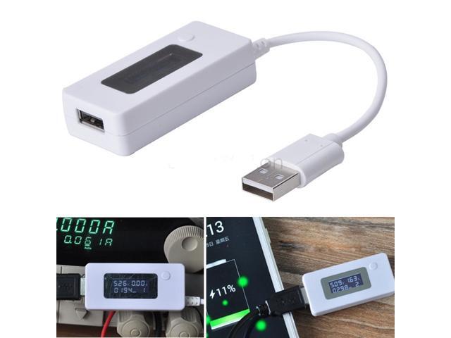 LCD USB Mini Voltage and Current Detector Mobile Power USB Charger ...