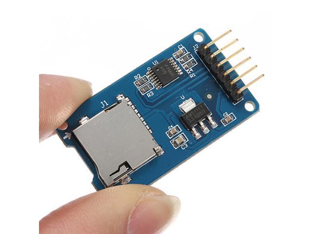 Arduino SPI Micro SD TF Card Adapter Module Voltage Level Translator ...