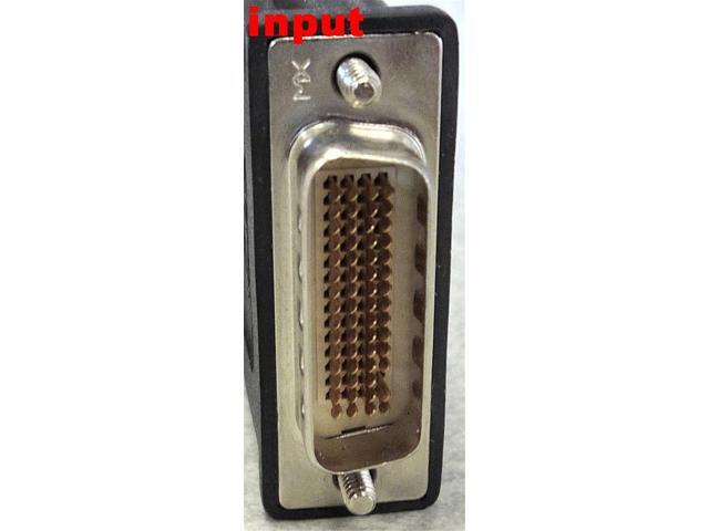 DMS-59 Pin Male to 2 Dual VGA Female Y Splitter Video Card Adapter ...