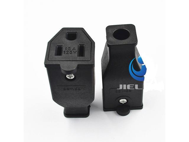(2 Pack) US socket US receptacle Nema 5-15R, US female connector, NEMA ...
