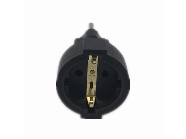 Schuko Female to USA NEMA 5-15 Plug Adapter, EU Europe Schuko Female ...