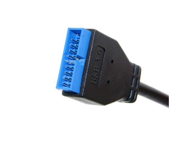 USB 3.1 Front Panel Header to USB 3.0 20Pin Header Extension Cable for ...