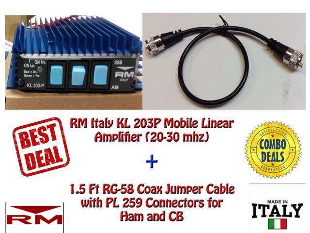 RM KL 203P Mobile Linear Amplifier with 1.5 Ft Jumper Cable - Newegg.com
