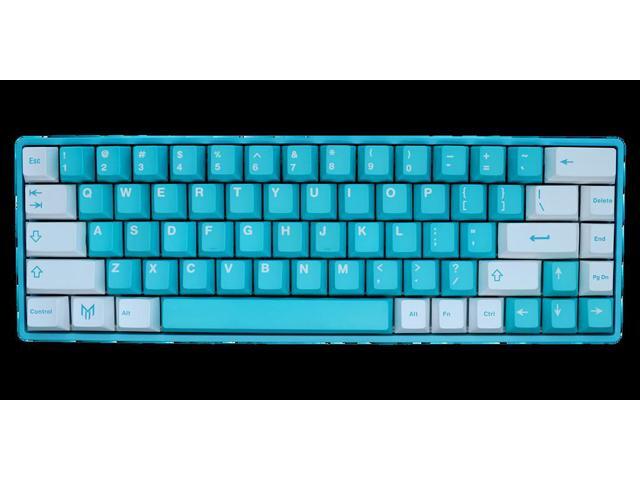 BLUE MATRIX 65% KEYBOARD Silver Gateron Switches - Newegg.com