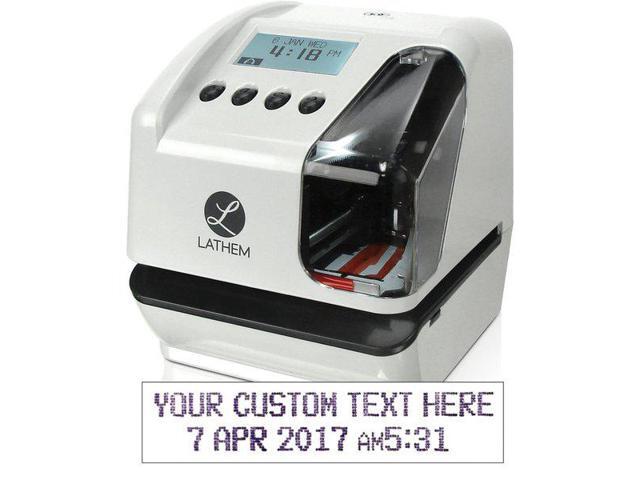 Lathem Time LT5000 Electronic Time And Date Stamp, Electronic, Cool ...