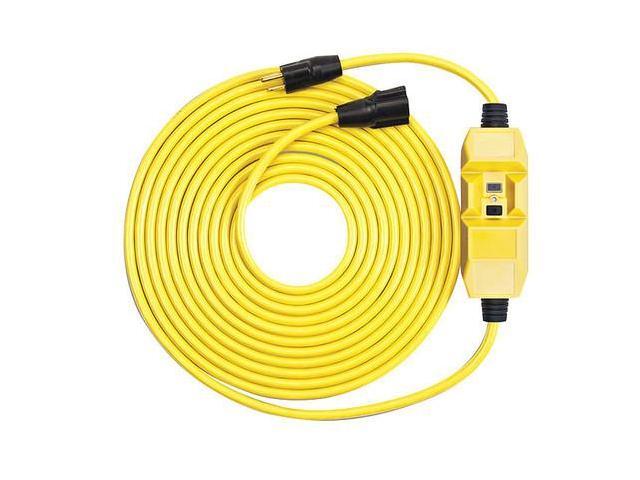 SOUTHWIRE 26000125-2 Line Cord GFCI,25 ft. Cord L,Yellow - Newegg.com