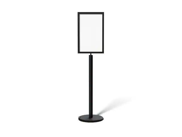MONTOUR LINE FSE200-1422-V-BK-PLSWAITTELL Sign Frame Floor Standing ...