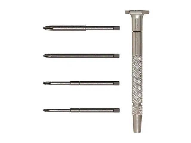 MOODY TOOL 58-0200 Steel Handle Comb CrossPt Driver Set,5Pc - Newegg.com