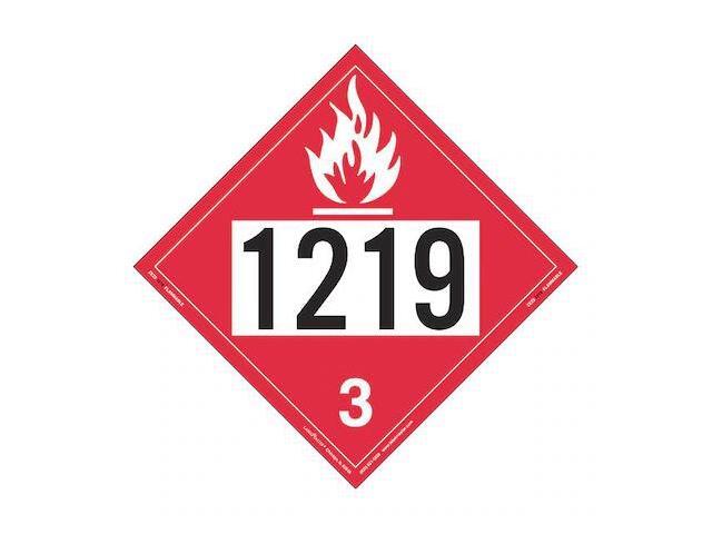 LABELMASTER ZEZ21219 Flammable Liquid Placard 1219,PK25 - Newegg.com